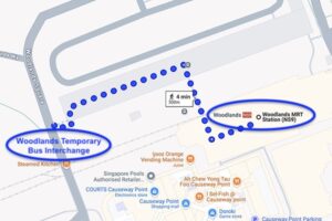 How To Go JB From Woodlands MRT